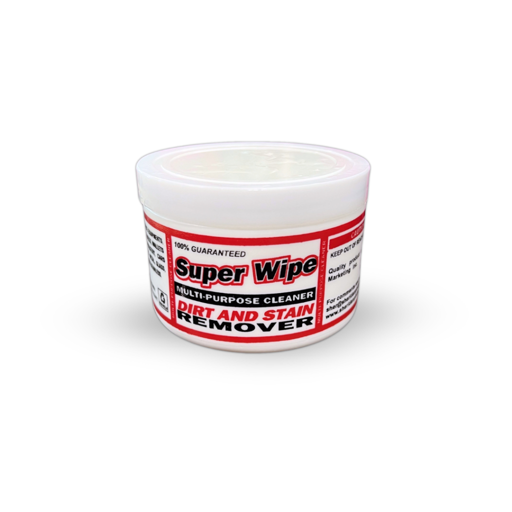 Sher Super Wipe Multi-Purpose Cleaner - Dirt and Stain Remover - Water ...