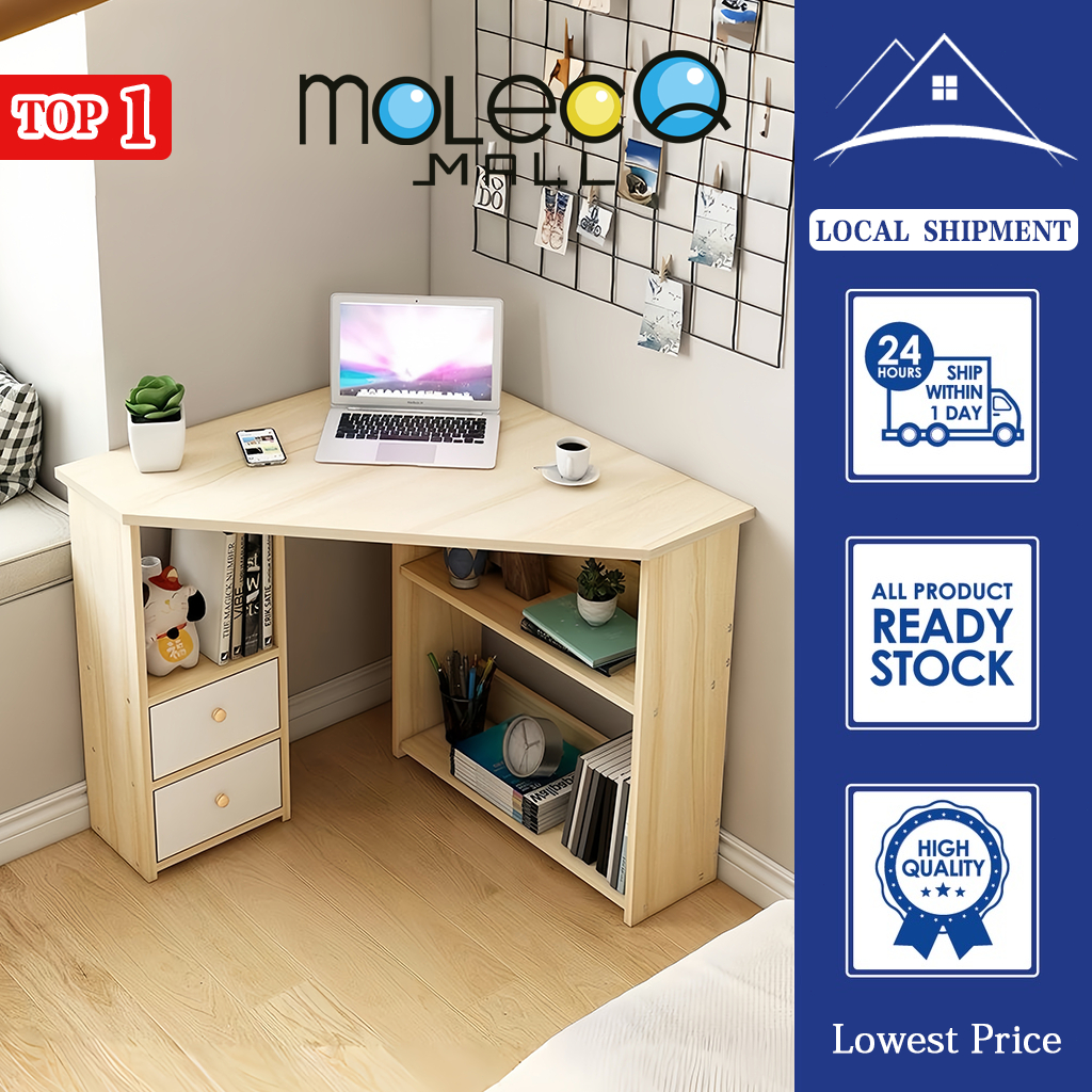 MOLECQ MALL Desk, office desk, computer desk, corner desk - sturdy and ...