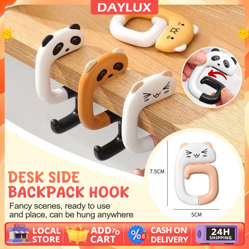 No-Drill Desk Hook - Detachable Office Organizer for Bags, Backpacks ...