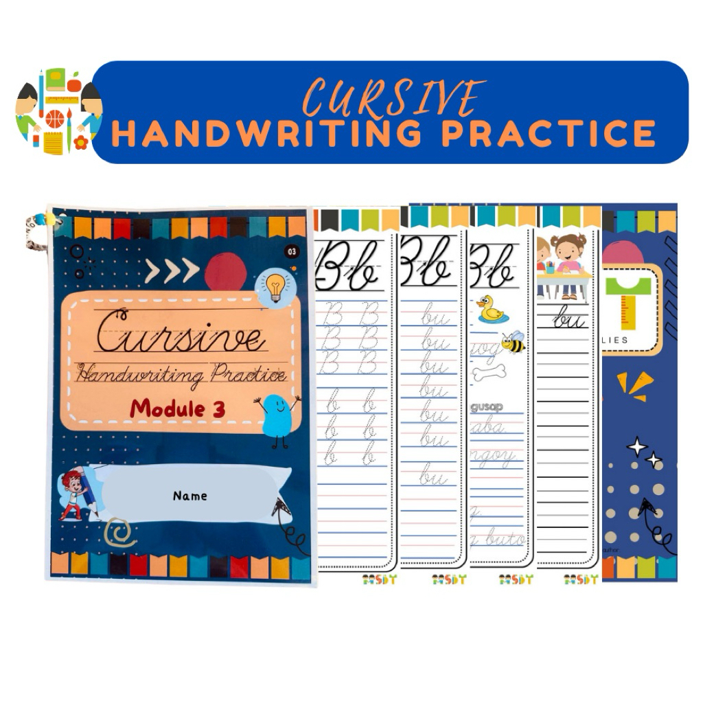 Cursive Handwriting Practice Personalize Worksheet | Shopee Philippines