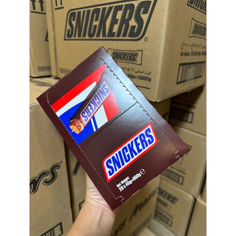 SNICKERS CHOCOLATE BAR 45 GRAMS (20 PCS PER BOX) | Shopee Philippines