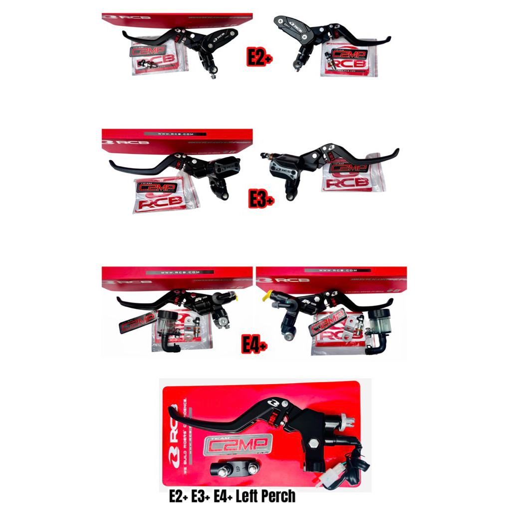 NEW RCB Brake Master E2+ E3+ E4+ Left Clutch Perch , Left Brake Master and Right Brake Master ...