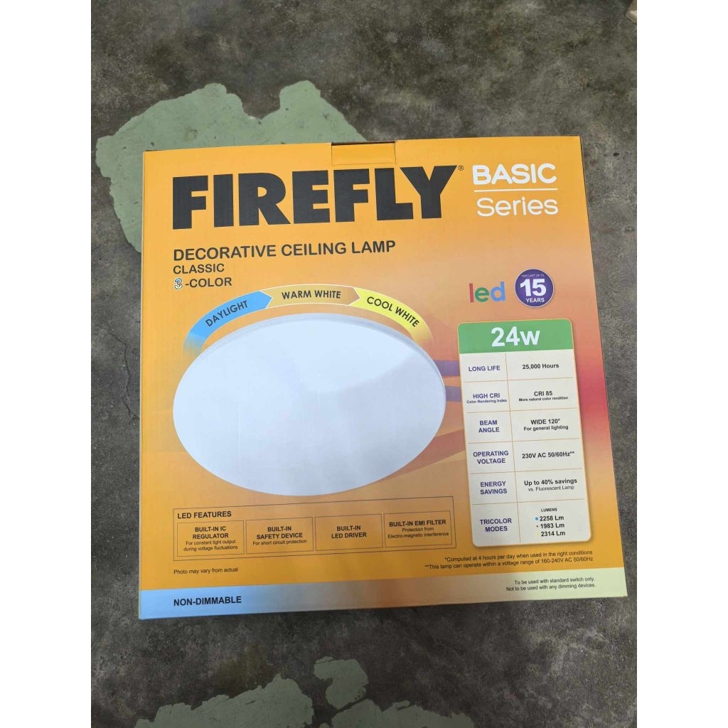 firefly 3-color (tri-color: daylight & warm white & cool white) led ...
