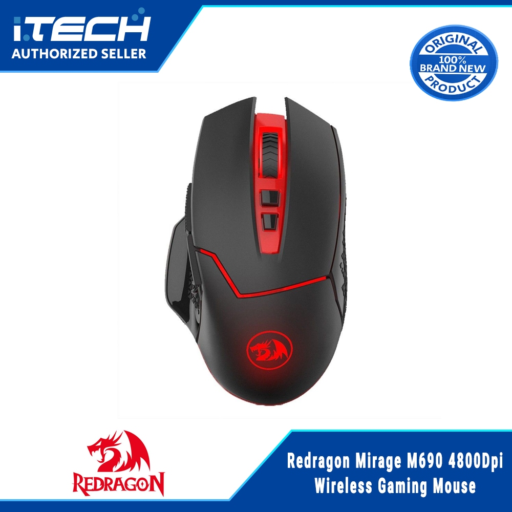 Redragon Mirage M690 4800Dpi Wireless Gaming Mouse | Shopee Philippines