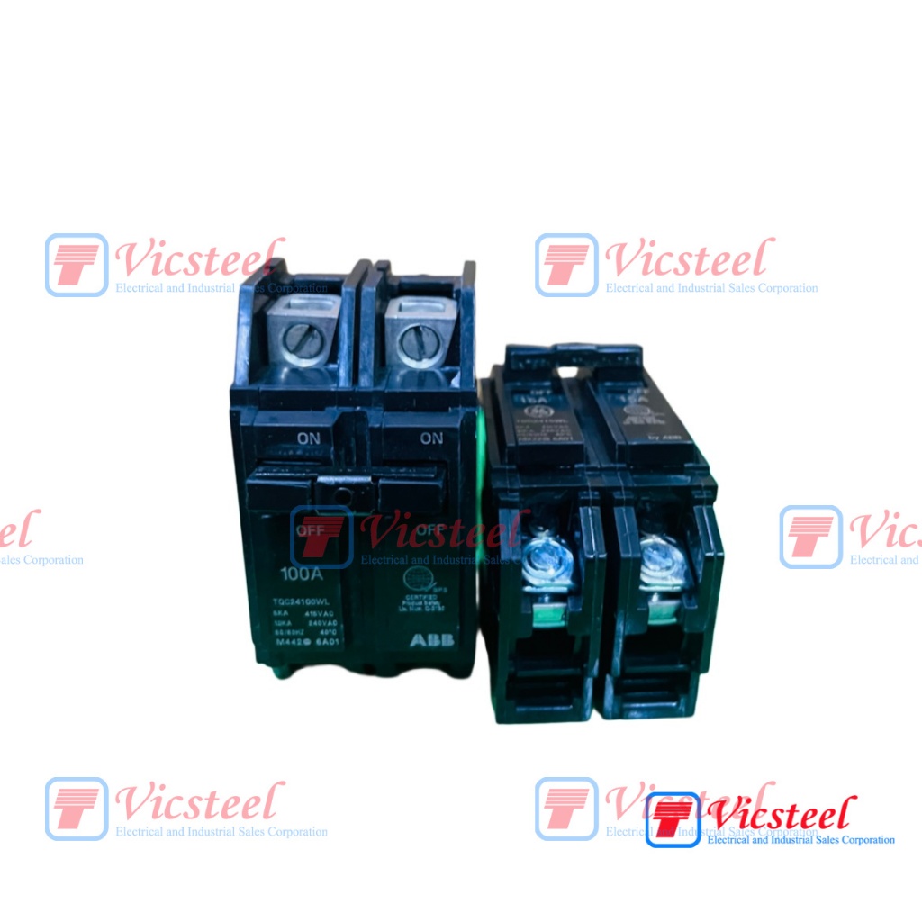 GE/ABB Circuit Breaker TQL Plug In 3 pole / 3 phase 15 amp to 100 amp | Shopee Philippines