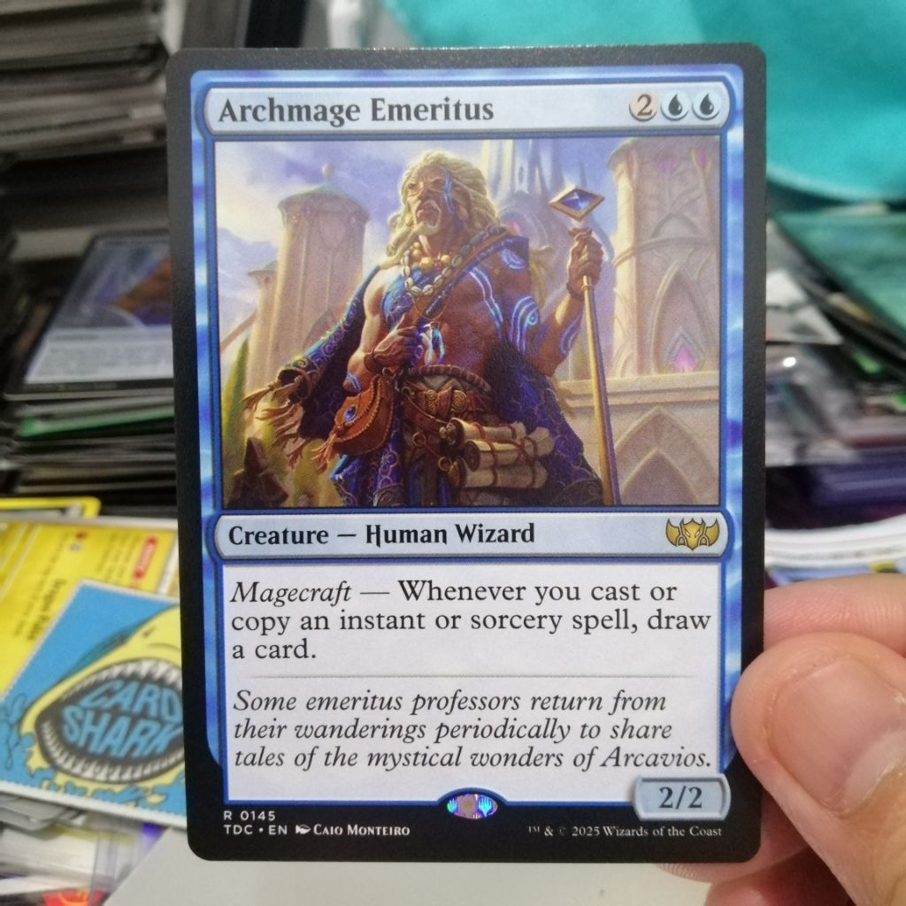 1 Archmage Emeritus TDC MTG card magic the gathering EDH | Shopee Philippines