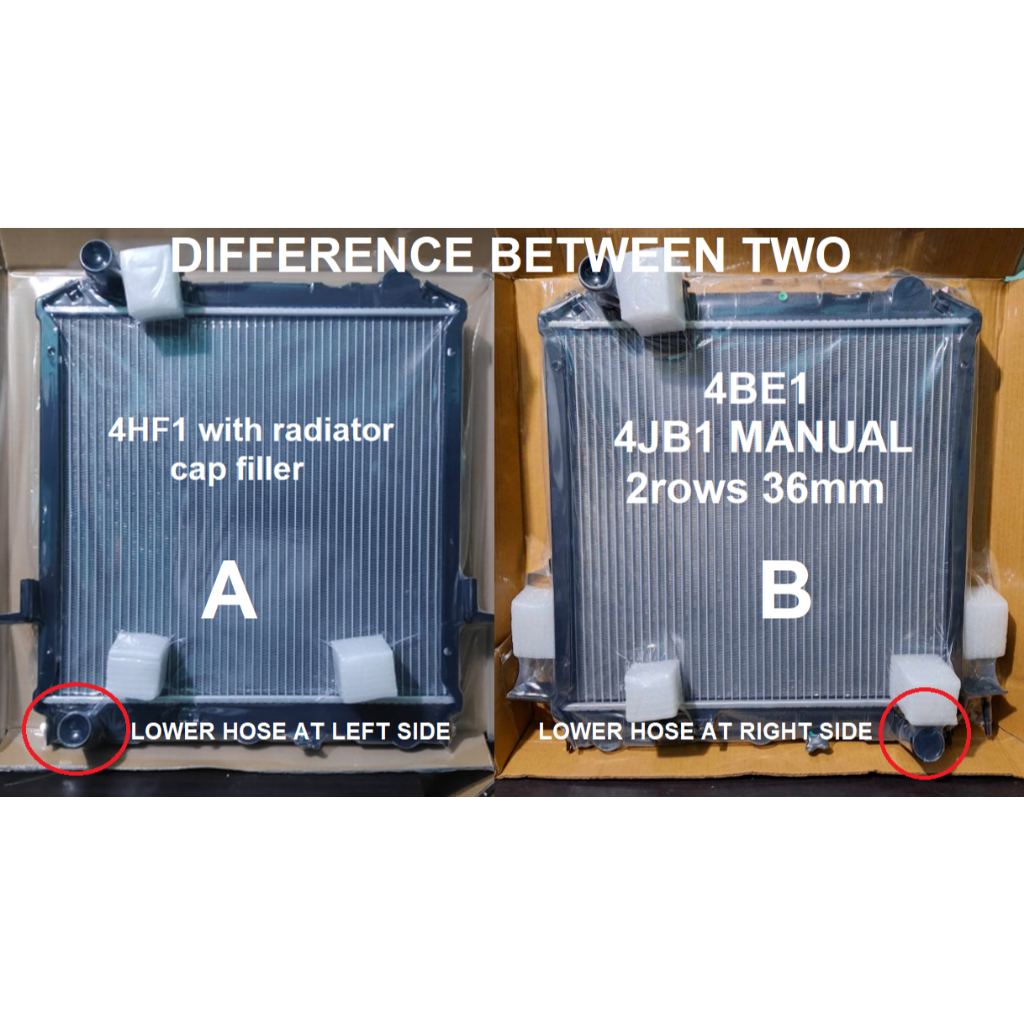 ISUZU ELF 4HF1 / 4JB1 4BE1 RADIATOR | Shopee Philippines