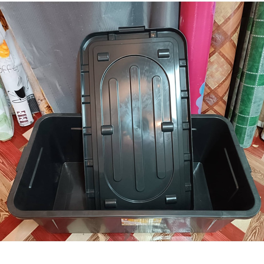 Storage BOX 160L SAMPAGUITA #832 WITH COVER and WHEELS MEDIUM SIZE/box ...