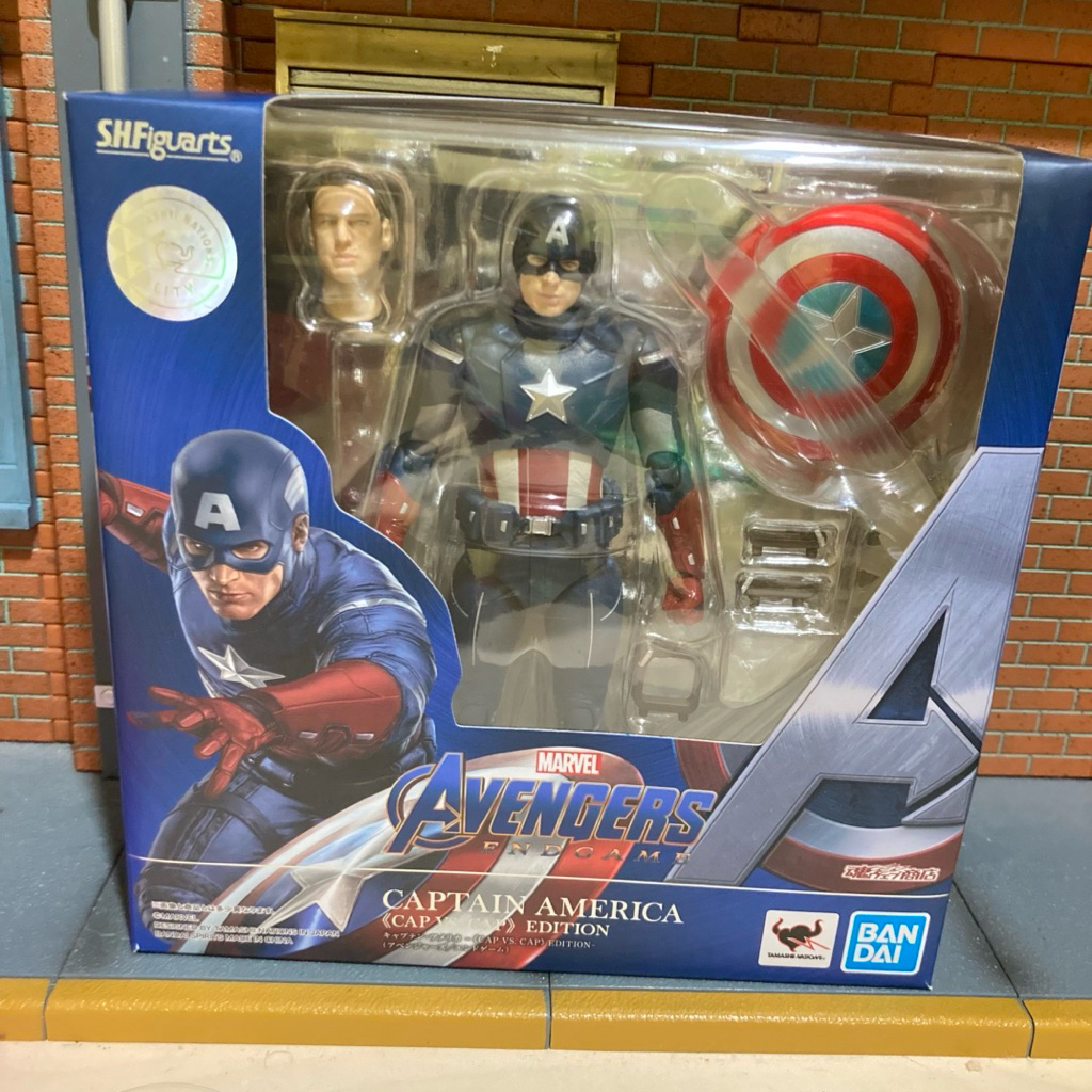 Bandai SHF SHFiguarts Captain America (Cap. vs Cap) | Shopee Philippines