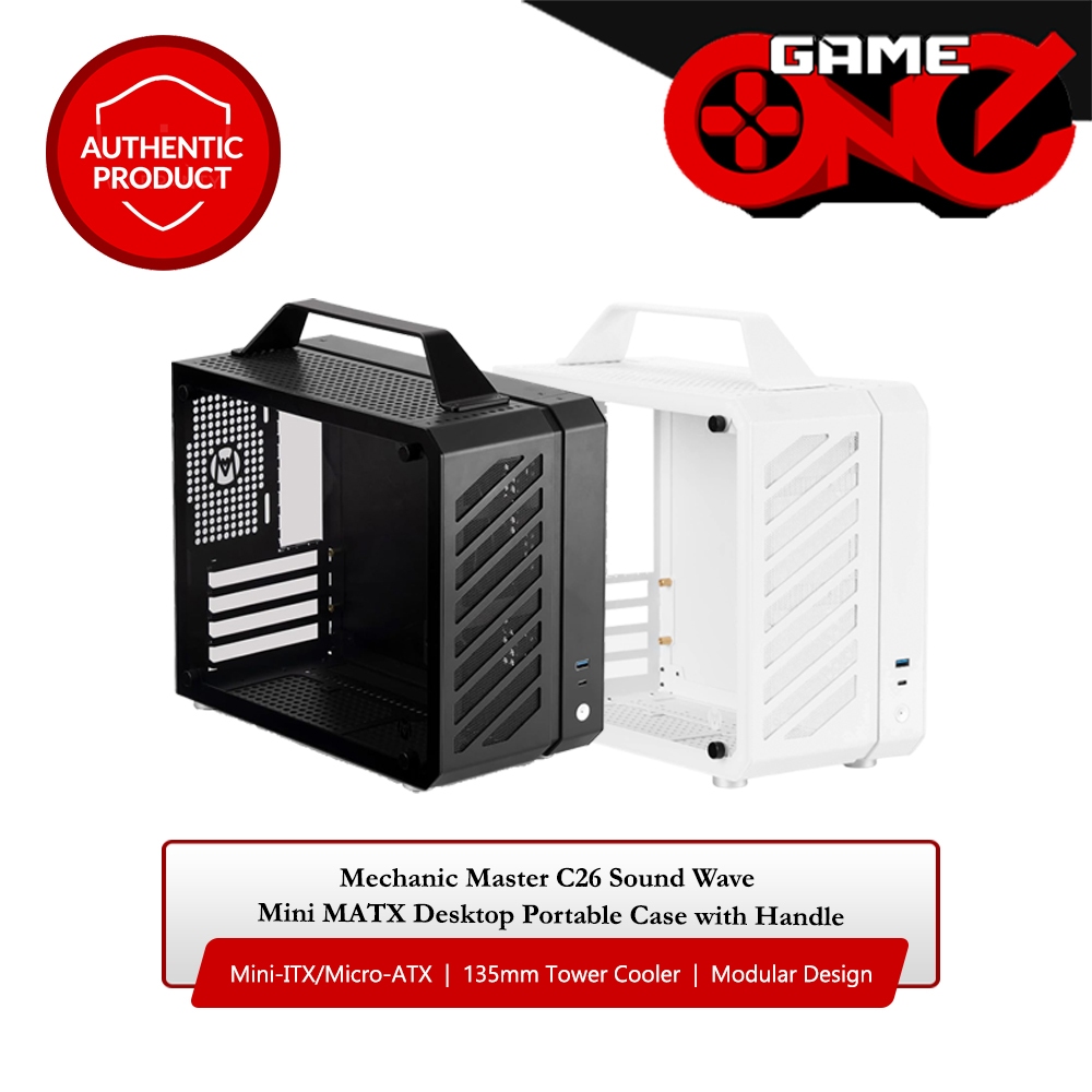 Mechanic Master C26 Sound Wave Mini-ITX/Micro-ATX Aluminum Desktop ...