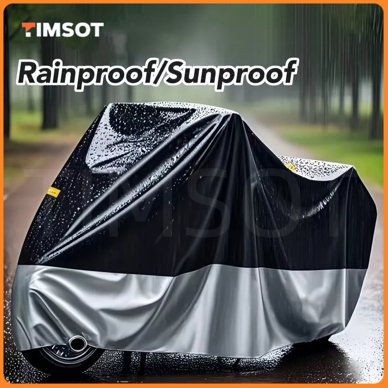 TIMSOT Thickened Motorcycle Cover Waterproof Dust UV protection Motor ...
