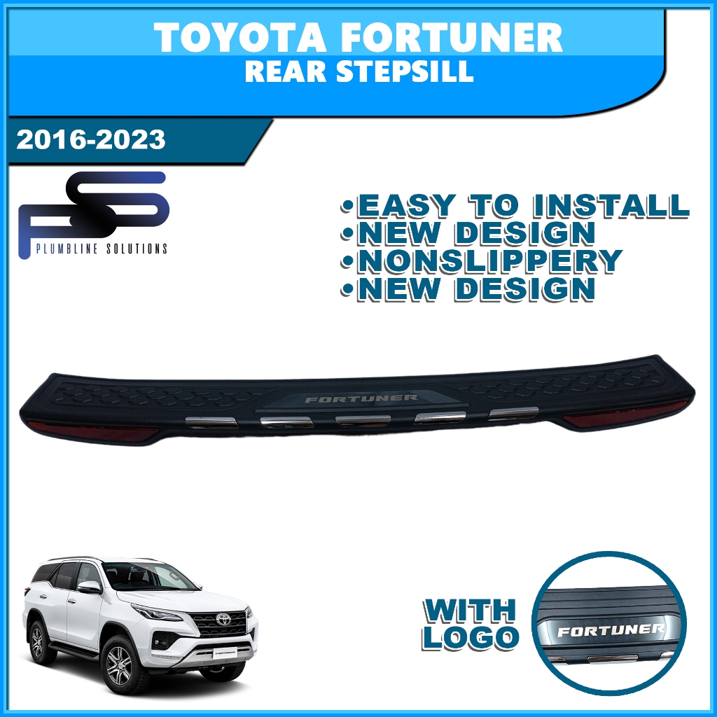 Toyota Fortuner 2016 - 2020 Rear Bumper Cover Guard / Rear Step Sill ...