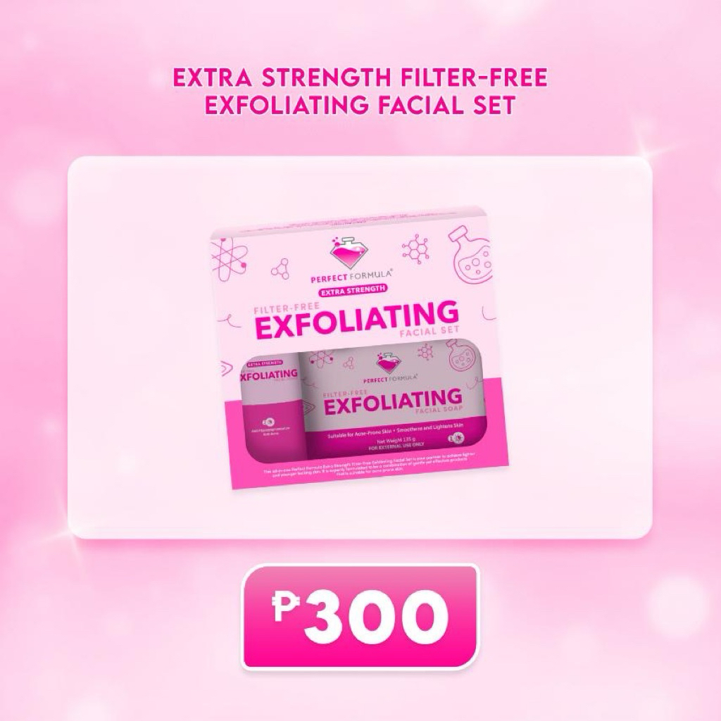 Perfect Formula Extra Strength Filter-Free Exfoliating Facial Set ...