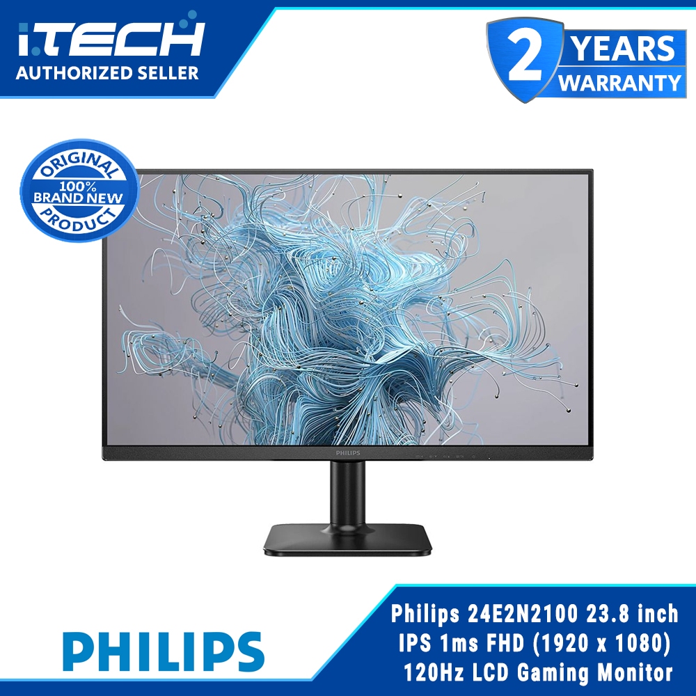 Philips 24E2N2100 23.8 inch IPS 1ms FHD (1920 x 1080) 120Hz LCD Gaming ...