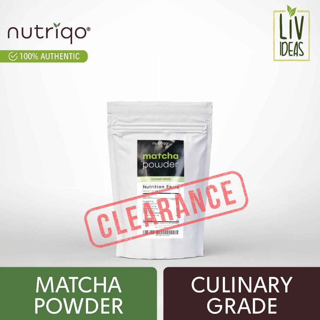 [CLEARANCE SALE] Nutriqo Pure Matcha Powder (Culinary Grade) | Shopee ...