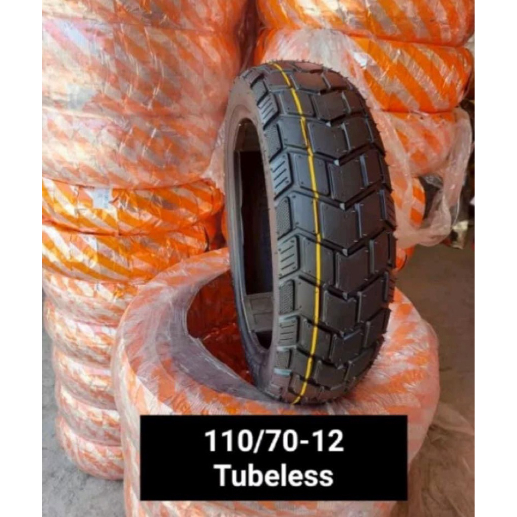 FAZZIO 110/70-12 DUAL SPORT TUBELESS TIRE | Shopee Philippines