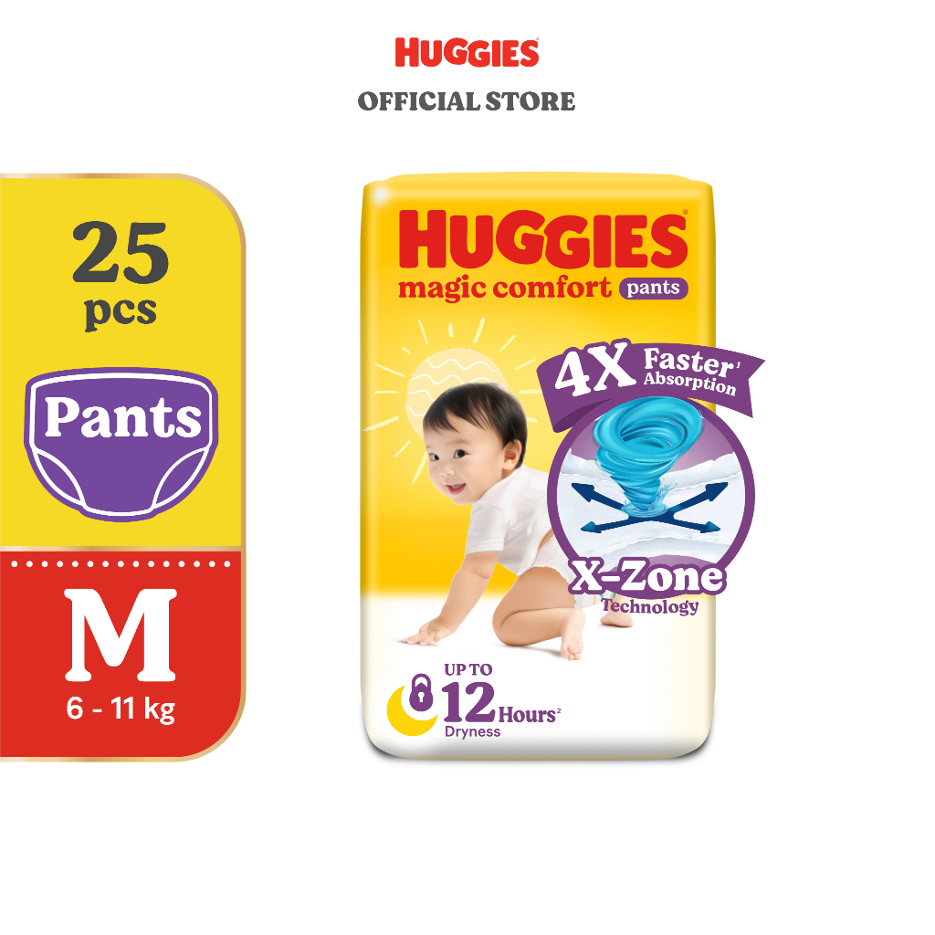 Huggies Magic Comfort Eco Medium - 25 pcs | Shopee Philippines