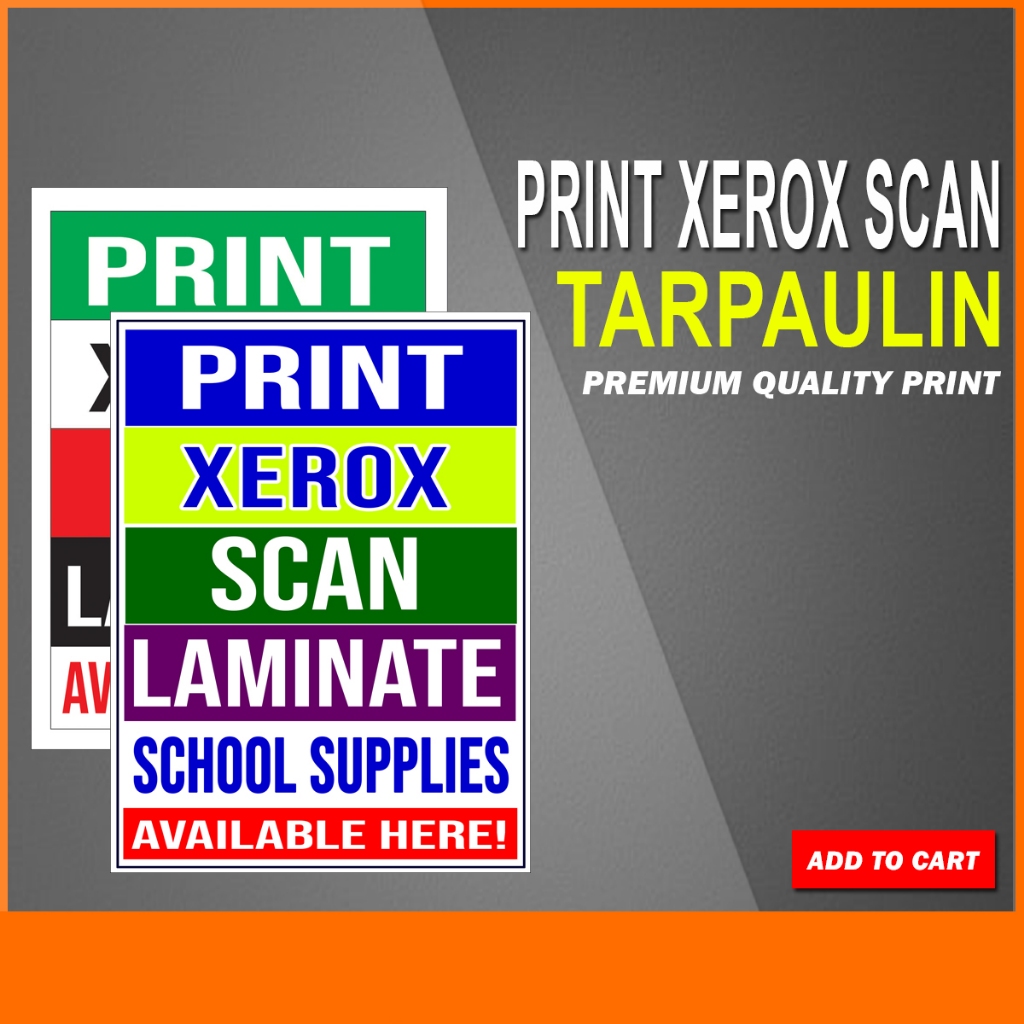 Print Xerox Scan Laminate Rush Id Tarpaulin for Business | Shopee ...