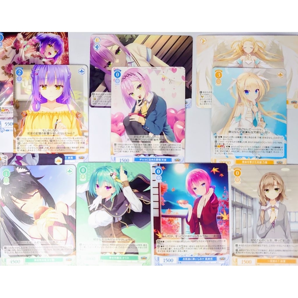 Yuzusoft Cards (Tenshi Souzou) assorted common sets - Official anime vn ...