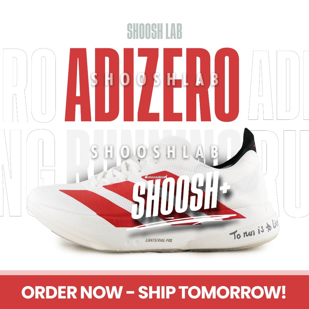 Authentic Quality Adzero Adios Pro Men White Red Running Walking ...