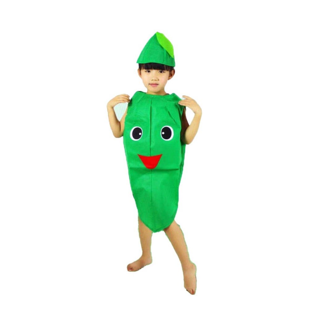 Nutrition Month Cucumber /Pipino Kids Costume Non-woven Fabric Fruit ...