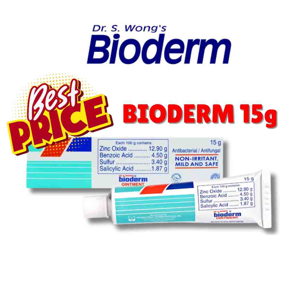 Dr. S. Wong's Bioderm Ointment Antibacterial Antifungal Authentic ...