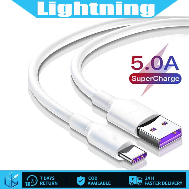 Huawei 5A USB Type C 40W Fast Charger Nova 5T Mate 20 30 P30 P40 Pro ...