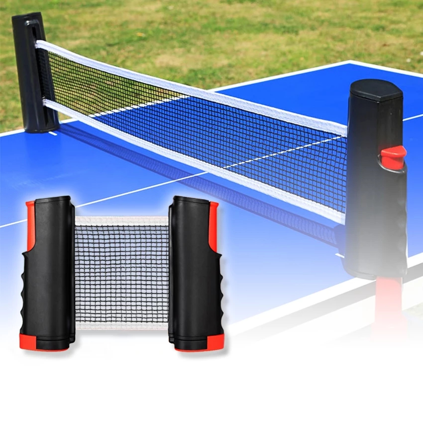Retractable Table Tennis Net Portable Ping Pong Net Post Exercise ...