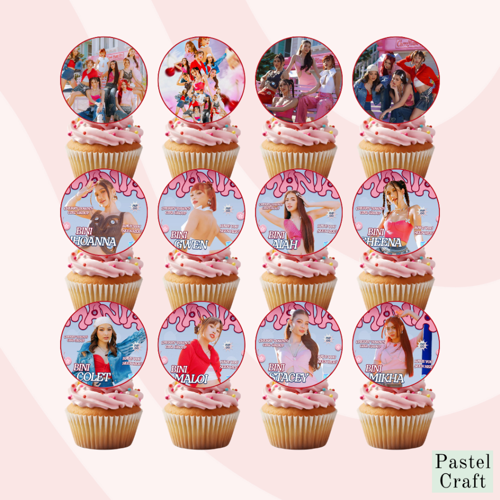 Bini Cupcake Toppers | Shopee Philippines
