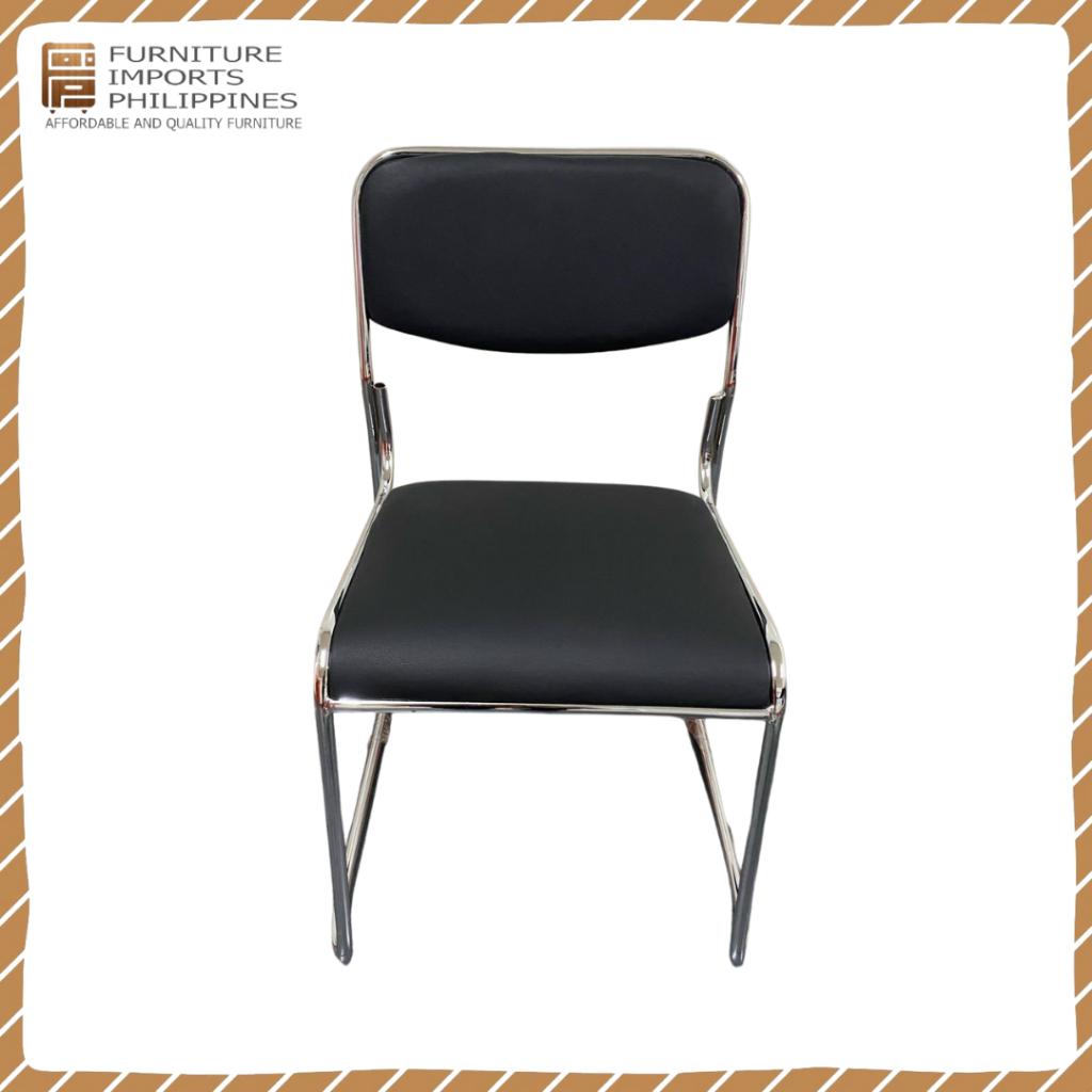 Andie stackable study computer chair / office chair metal frame ...