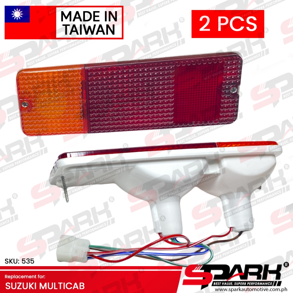 (2 PCS) Tail Lamp Taillight Tail Light Suzuki ST90 Super Carry Multicab ...