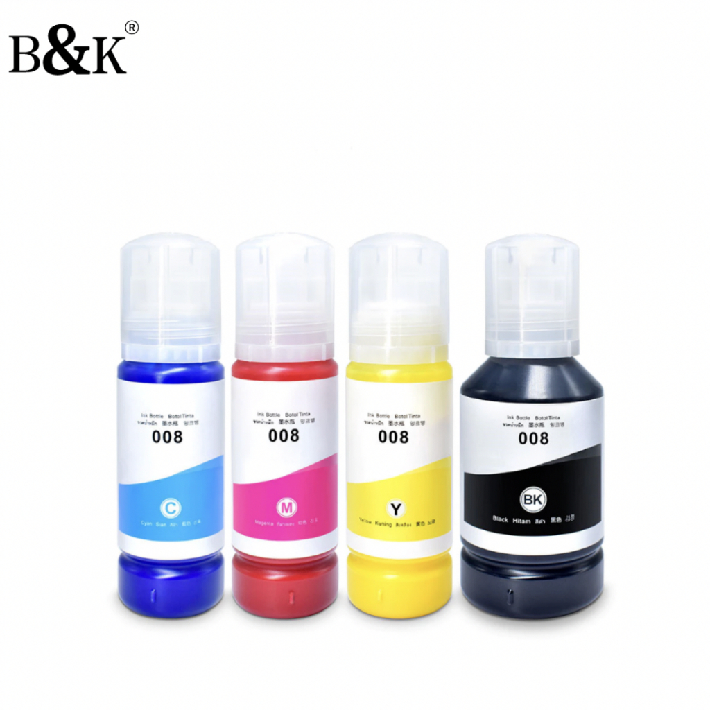 Compatible Epson 008 Pigment Ink – Black/CMYK for L6460, L6490, L6550 ...