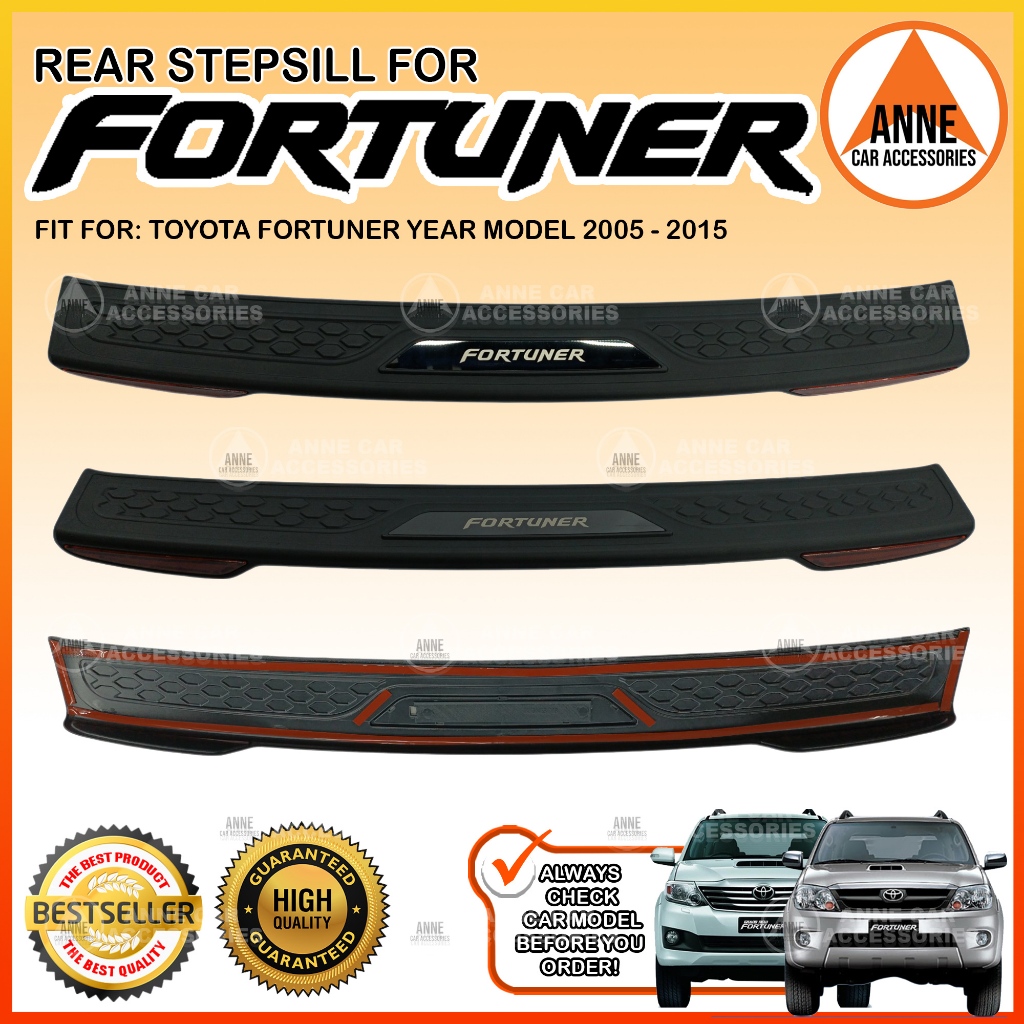 Toyota Fortuner 2005 - 2015 / 2016 - 2020 / 2021 - 2025 Rear Bumper ...