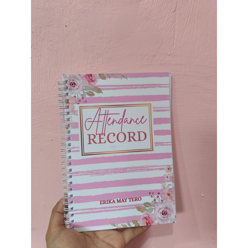 Attendance Or Class Record A5 size (8.2 x 5.8 inches) | Shopee Philippines