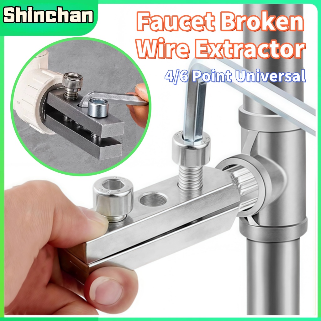 Universal Angle Valve & Tap Thread Extractor Tool Removes Broken ...