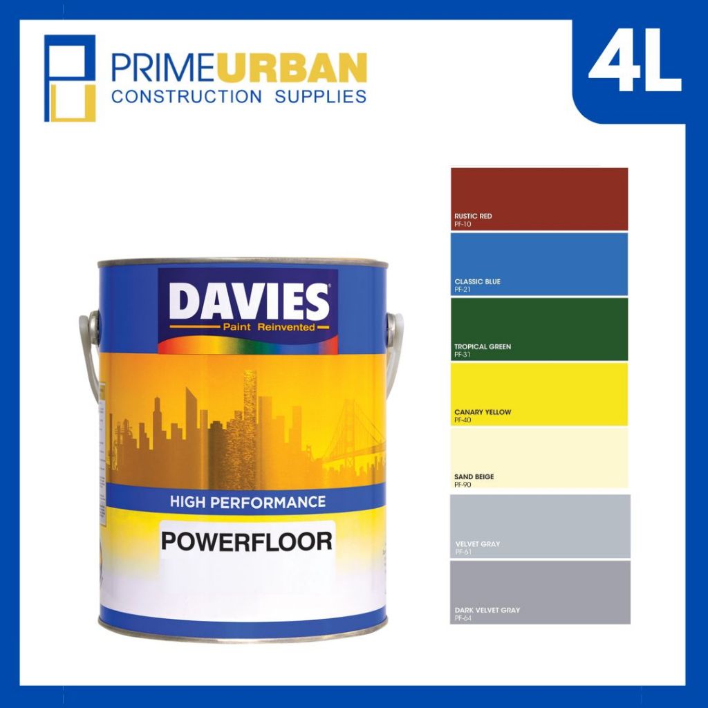 DAVIES POWERFLOOR two component high performance EPOXY FLOOR COATING ...