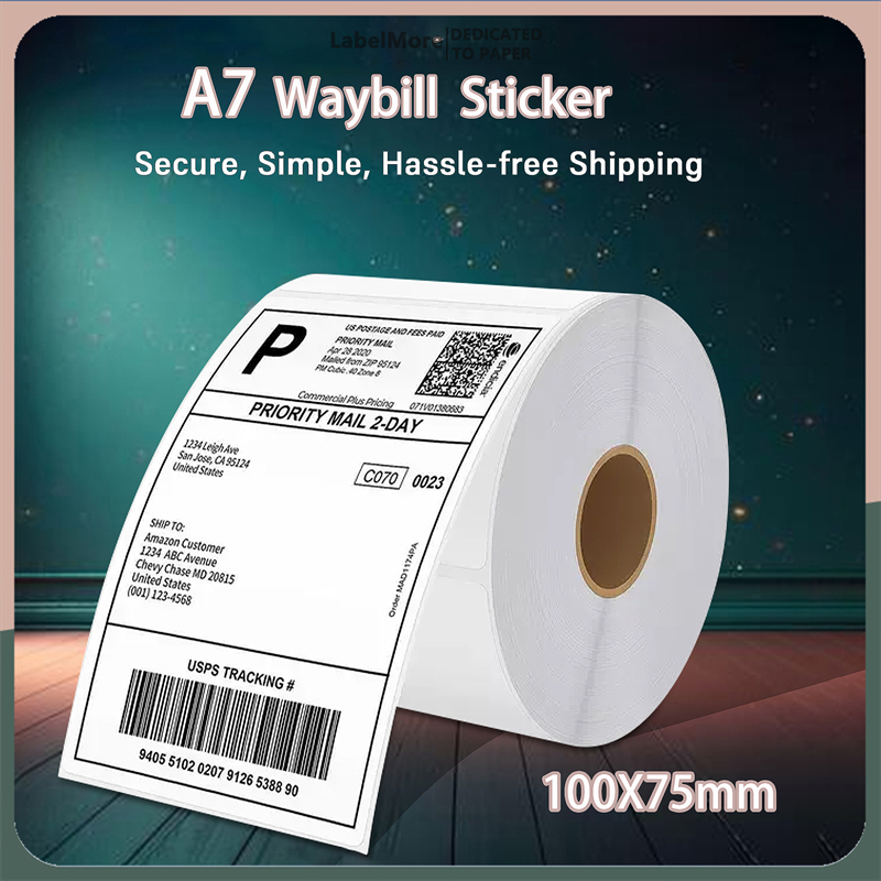 Waybill Sticker Roll 100x75mm A6 Thermal Label Paper Print 100x150 ...