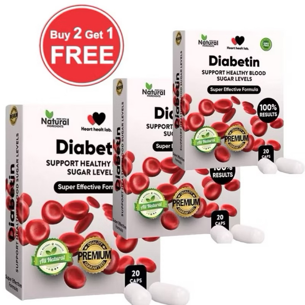 Diabetin 20 Capsules - Diabetic Care Supplement | Shopee Philippines
