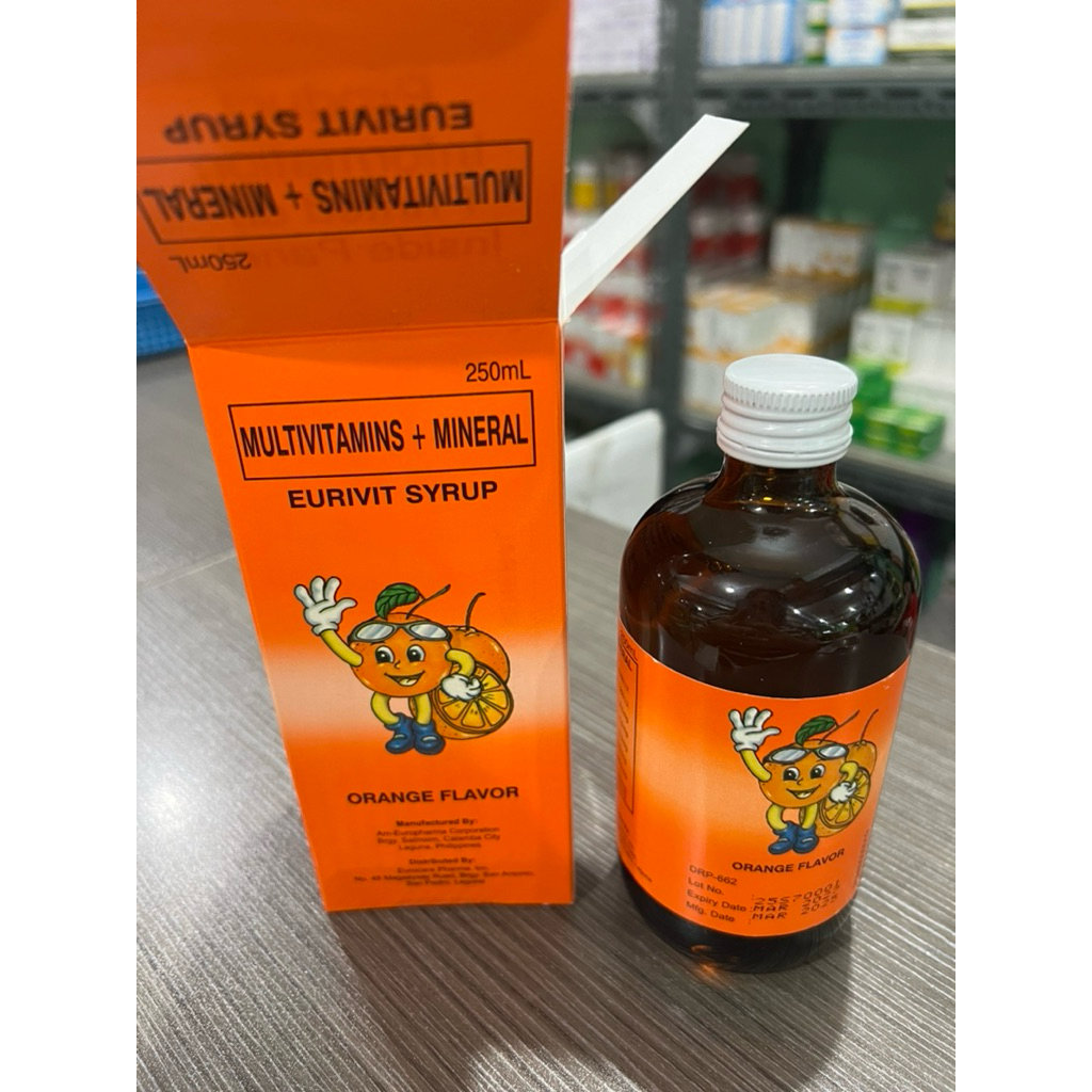 MULTIVITAMINS + MINERAL Eurivit syrup | Shopee Philippines