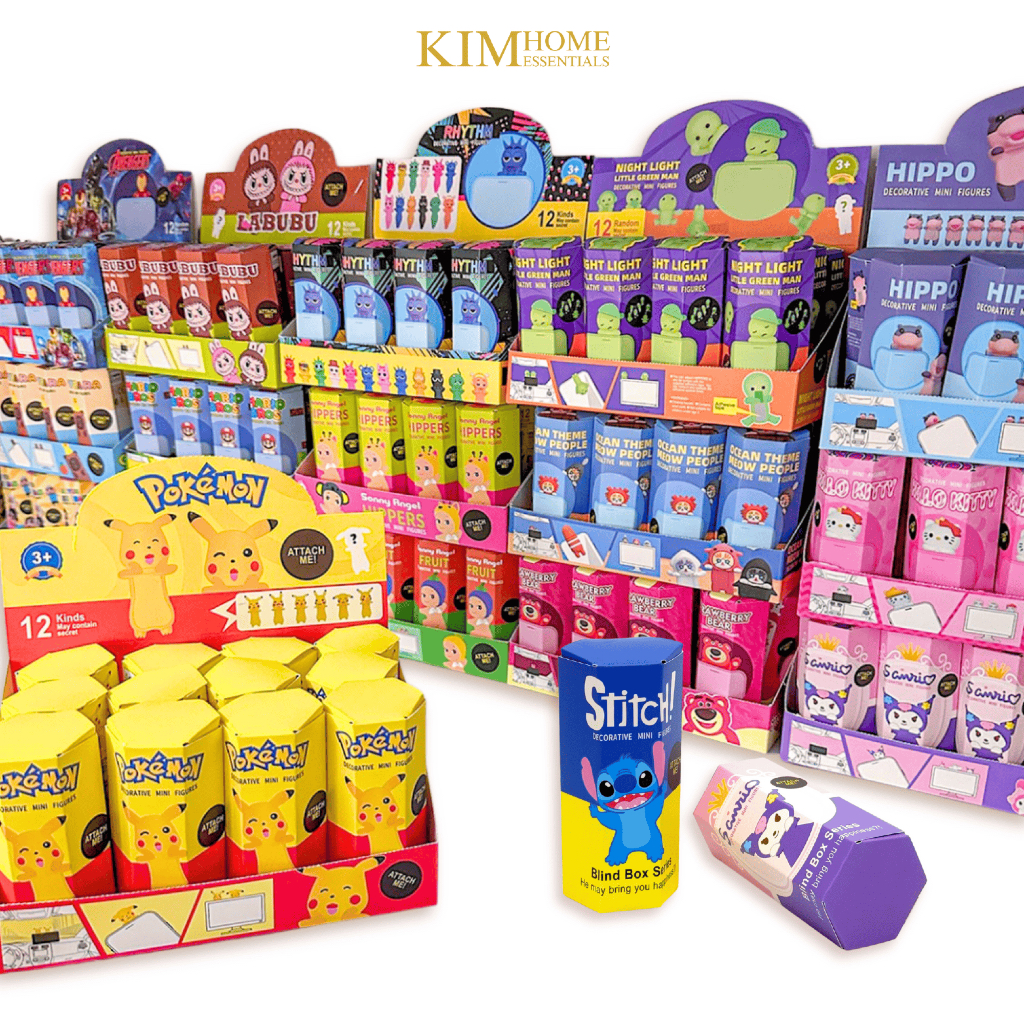 KIMHOME capybara hippers stitch sanrio labubu sonny angels blind box ...