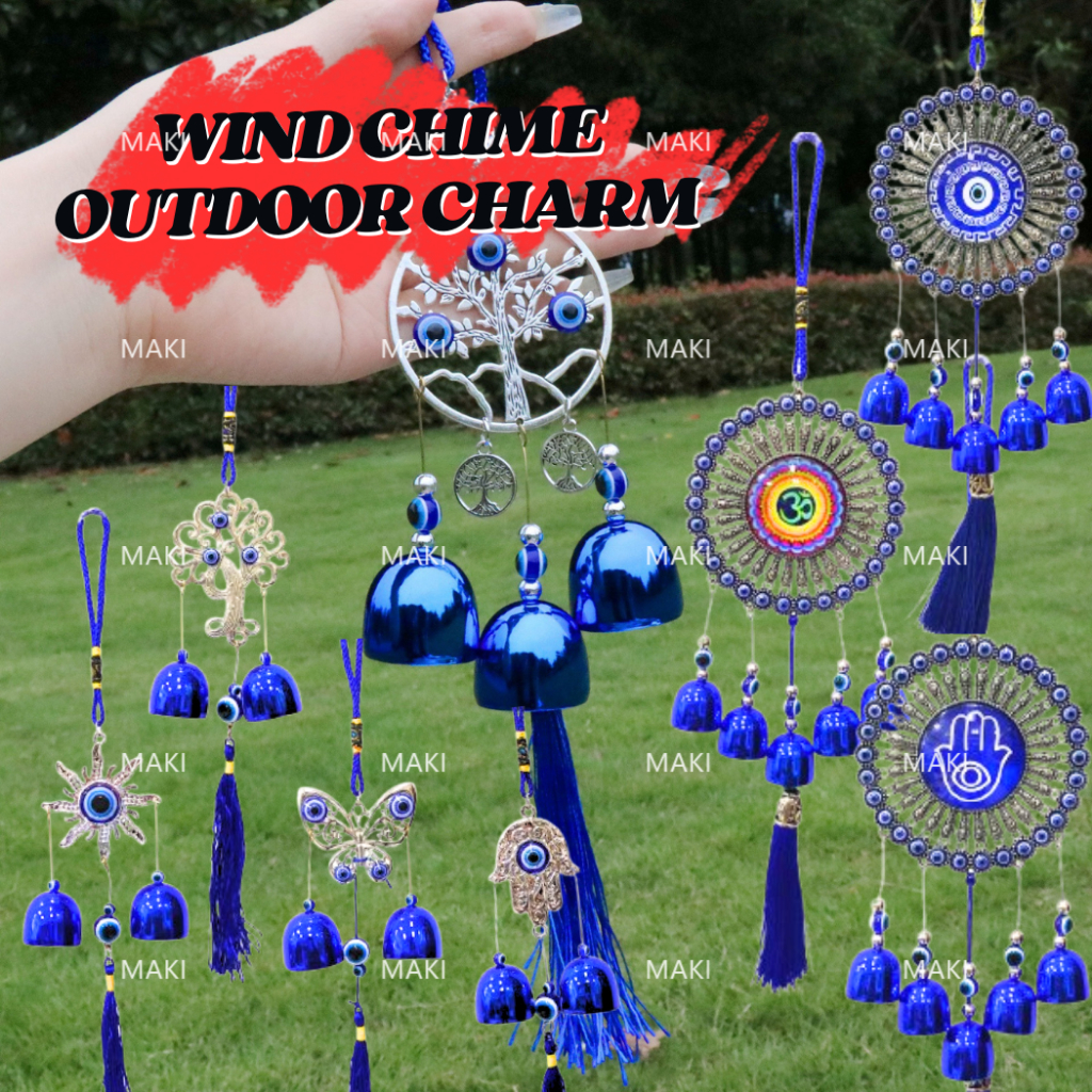 Evil Eye Wind Chimes Evil Eye Protection Lucky Charm Door Decoration ...