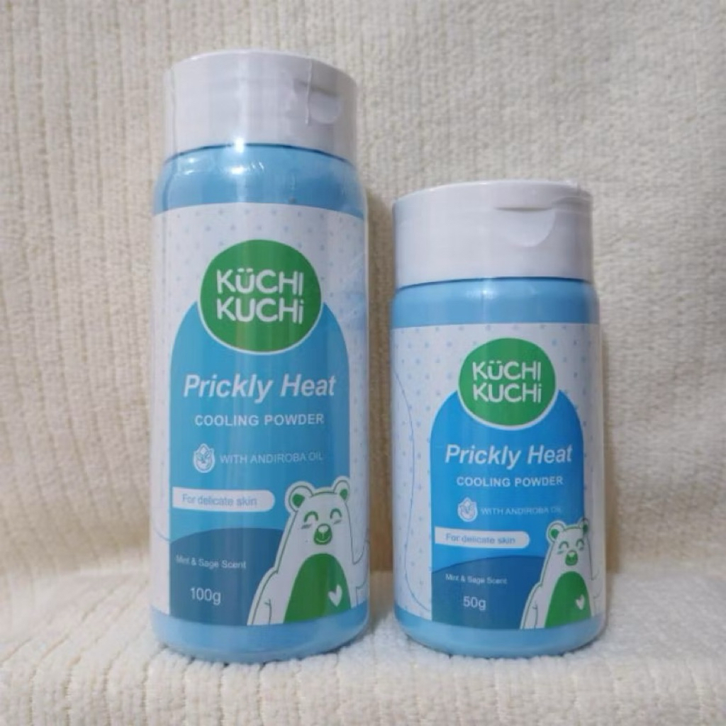 kuchi kuchi prickly heat cooling powder 100g/50g | Shopee Philippines