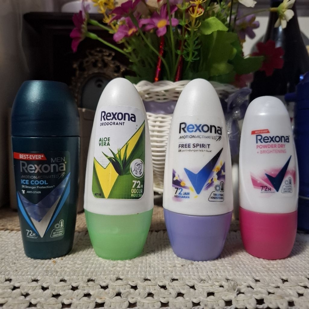 Rexona Quantum DRY 25ml. deodorant ice cool, powder dry. | Shopee ...