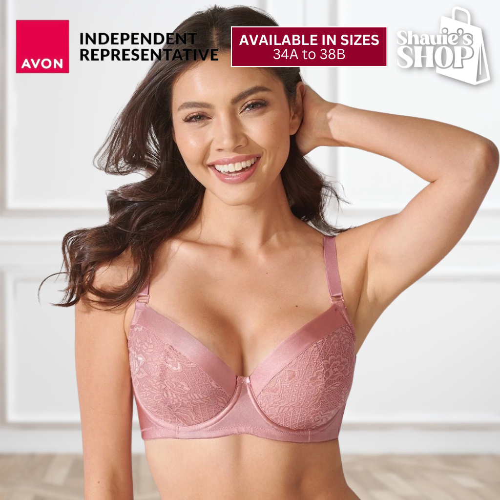 AVON Beverly Underwire Full Cup Lace Bra | Sizes: 34A - 38B | Shopee Philippines