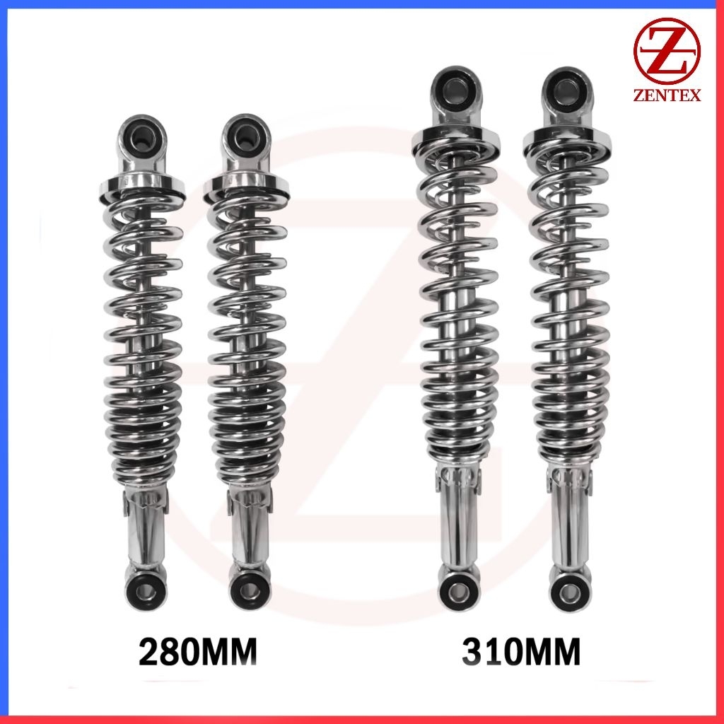 REAR SHOCK SUPPORT DOUBLE SPRING 280MM 310MM FOR MOTORCYCLE | Shopee ...