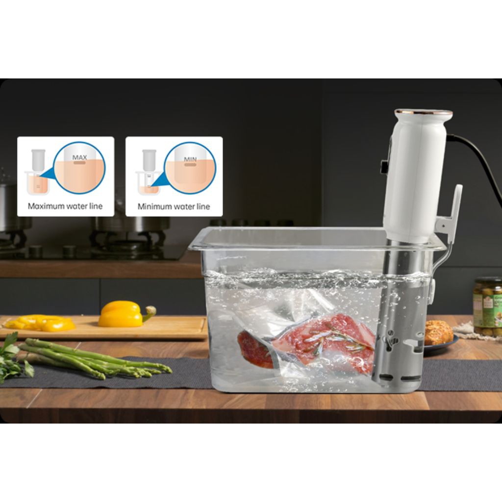Sous Vide Machine 1000W Rotary Button Sous Vide Cooker Steamer Wifi ...