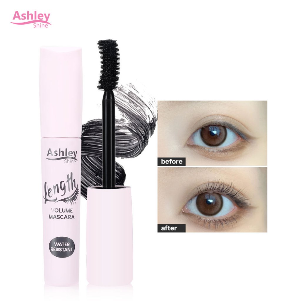Ashley Shine Volume Mascara Eyelashes Makeup Waterproof Smudge-proof ...