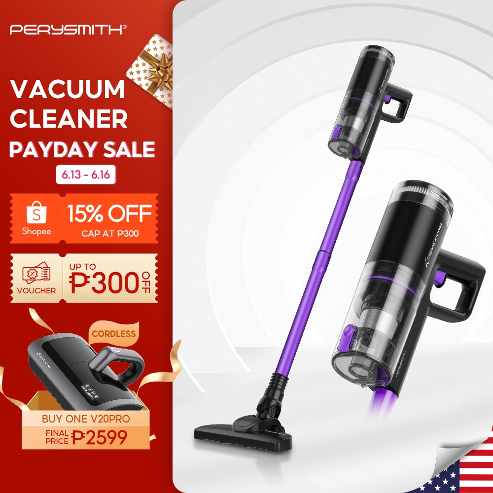 PerySmith X10Max 1000W Handheld Vacuum for Floors Cars Beds Sofas ...
