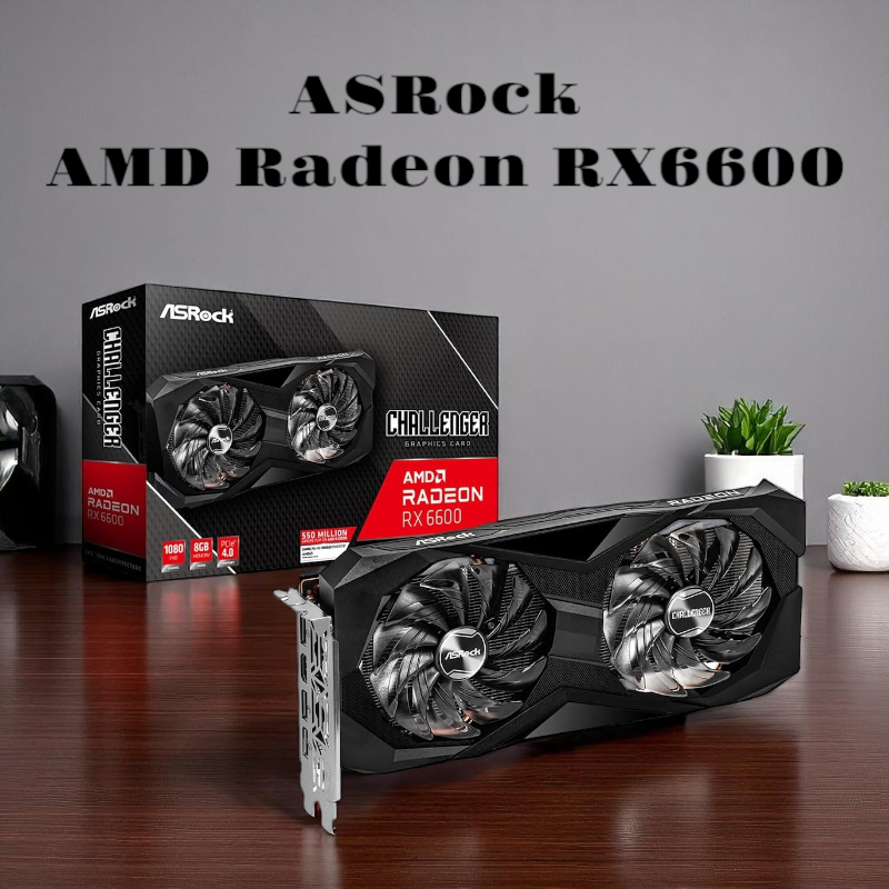 ASRock Graphics Board AMD Radeon RX6600 GDDR6 8GB Model Domestic Official Agent Product RX6600 ...