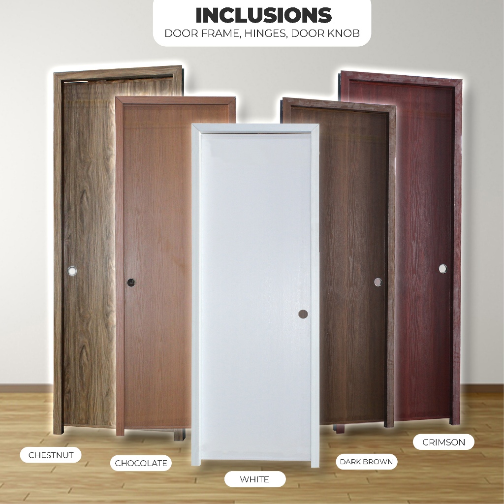 PRETTY DOOR Modern and Premium Bedroom Laminated PVC Doors | Shopee ...